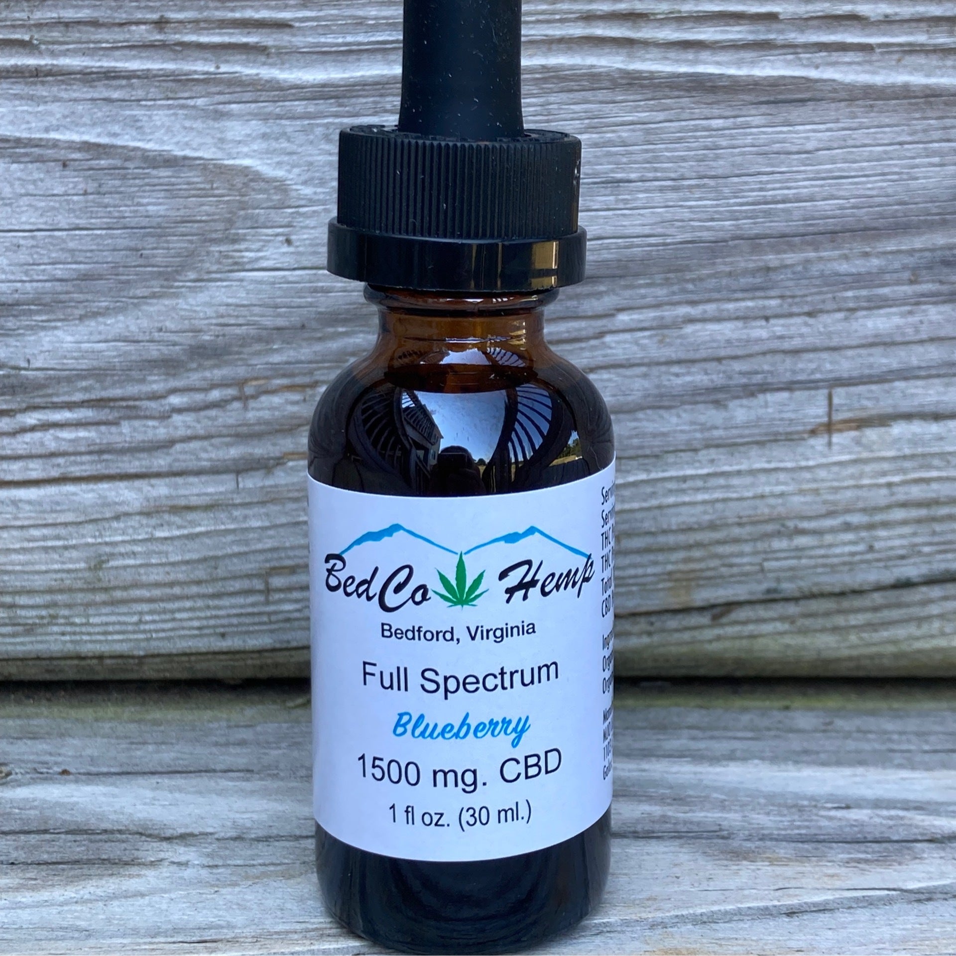 1500 mg Full Spectrum Blueberry Flavored CBD Oil | BedCo Hemp, LLC